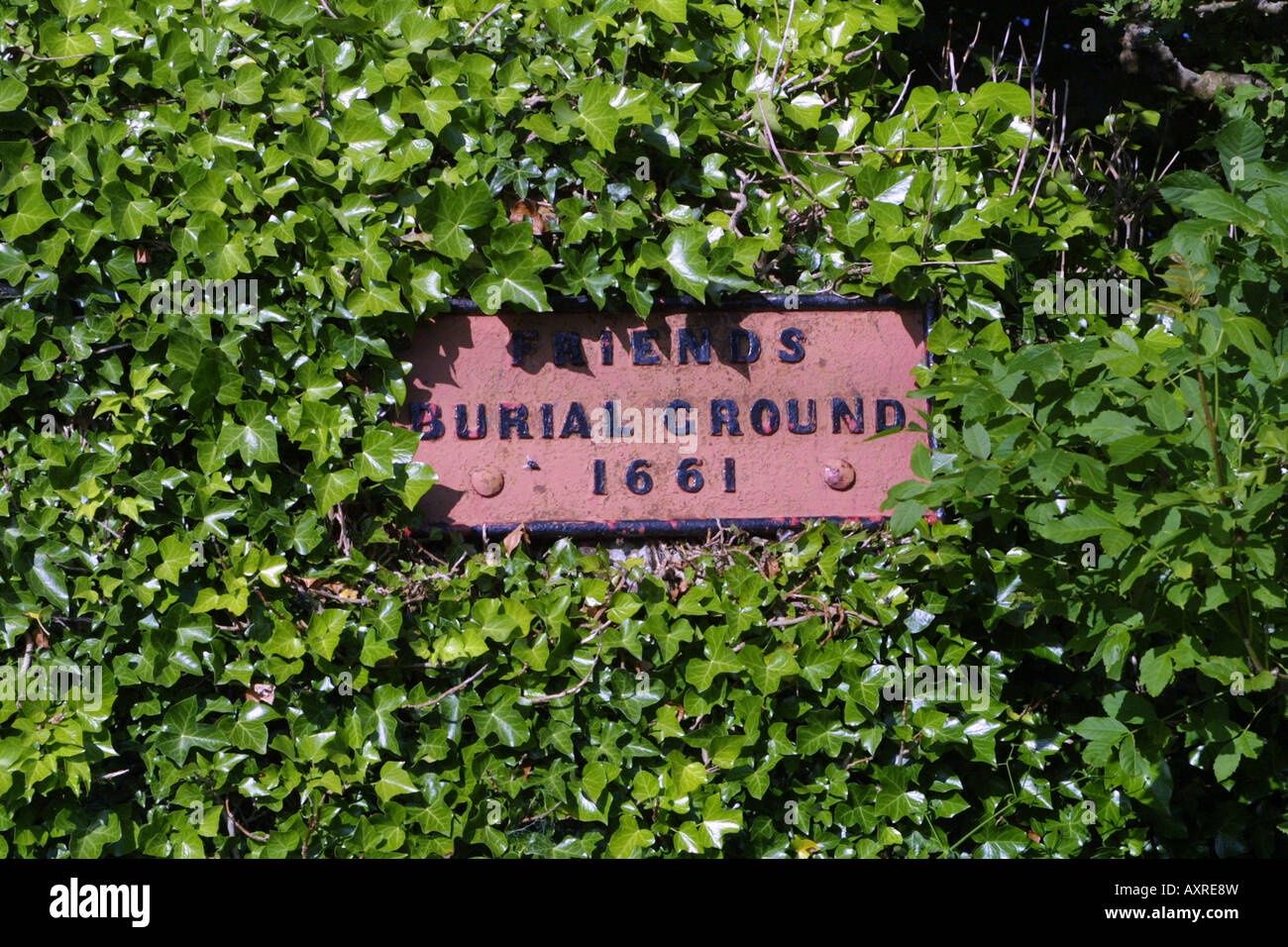 Entrance of cimetry Quakers graveyard Portfield Gate Haverfordwest ...
