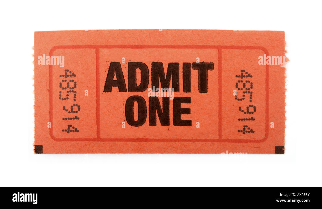Admission ticket concert hi-res stock photography and images - Alamy