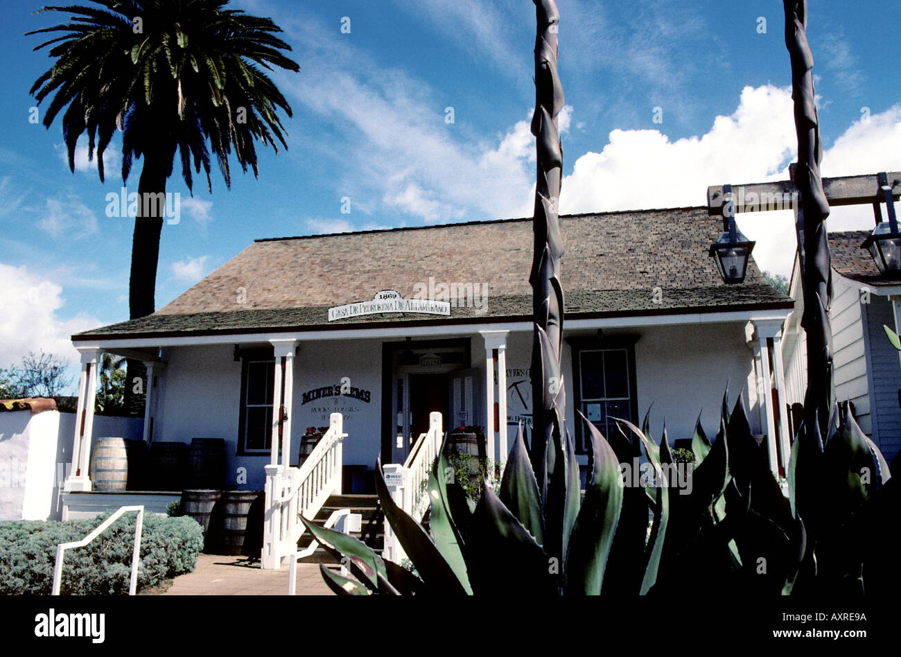 Mining office Historic Park Old Town San Diego California Stock Photo ...