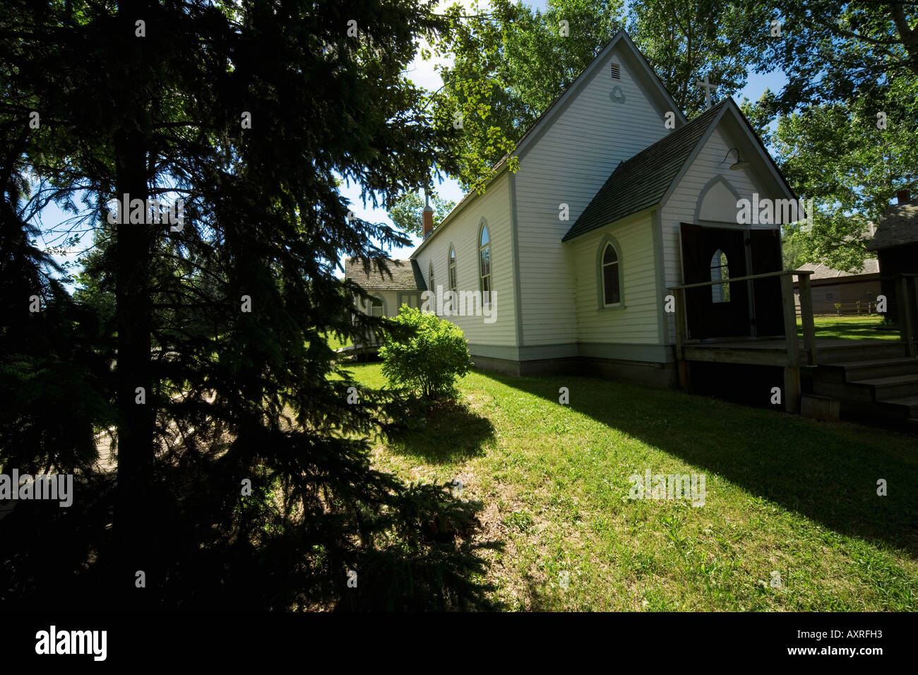 Old fashioned chapel Stock Photo - Alamy
