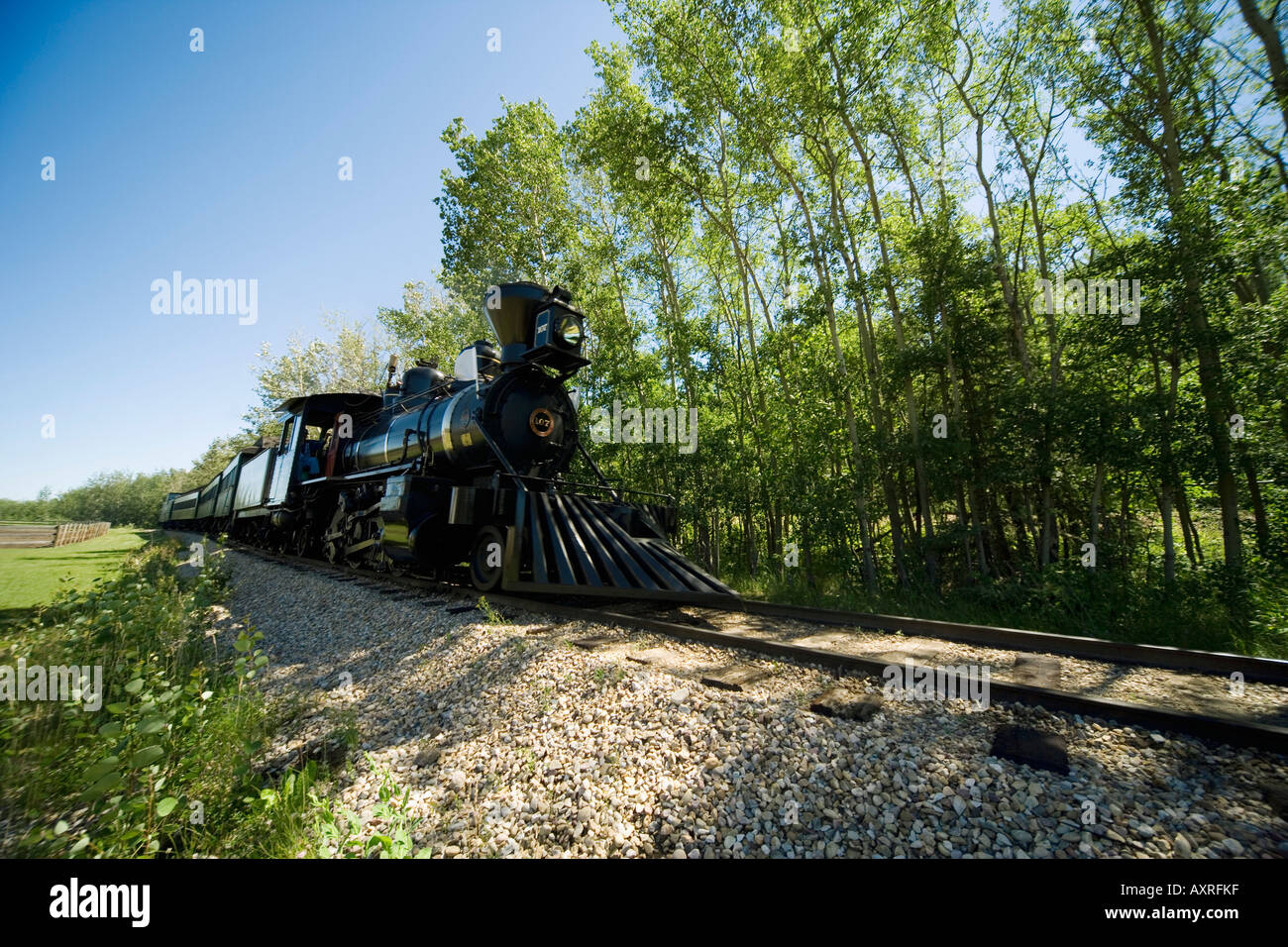 Steam engine train Stock Photo - Alamy