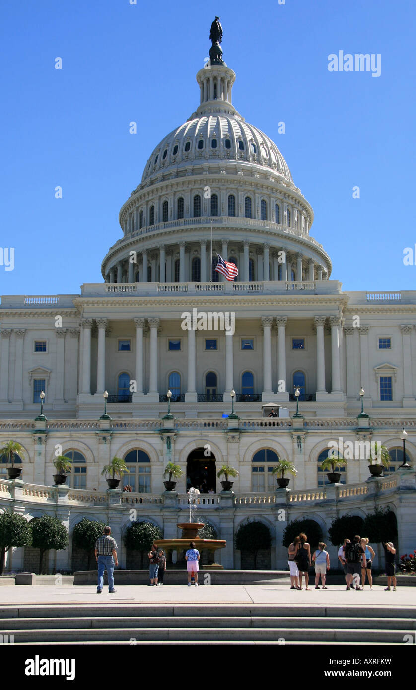 The western elevation of the US Capitol Building, Washington DC Stock ...