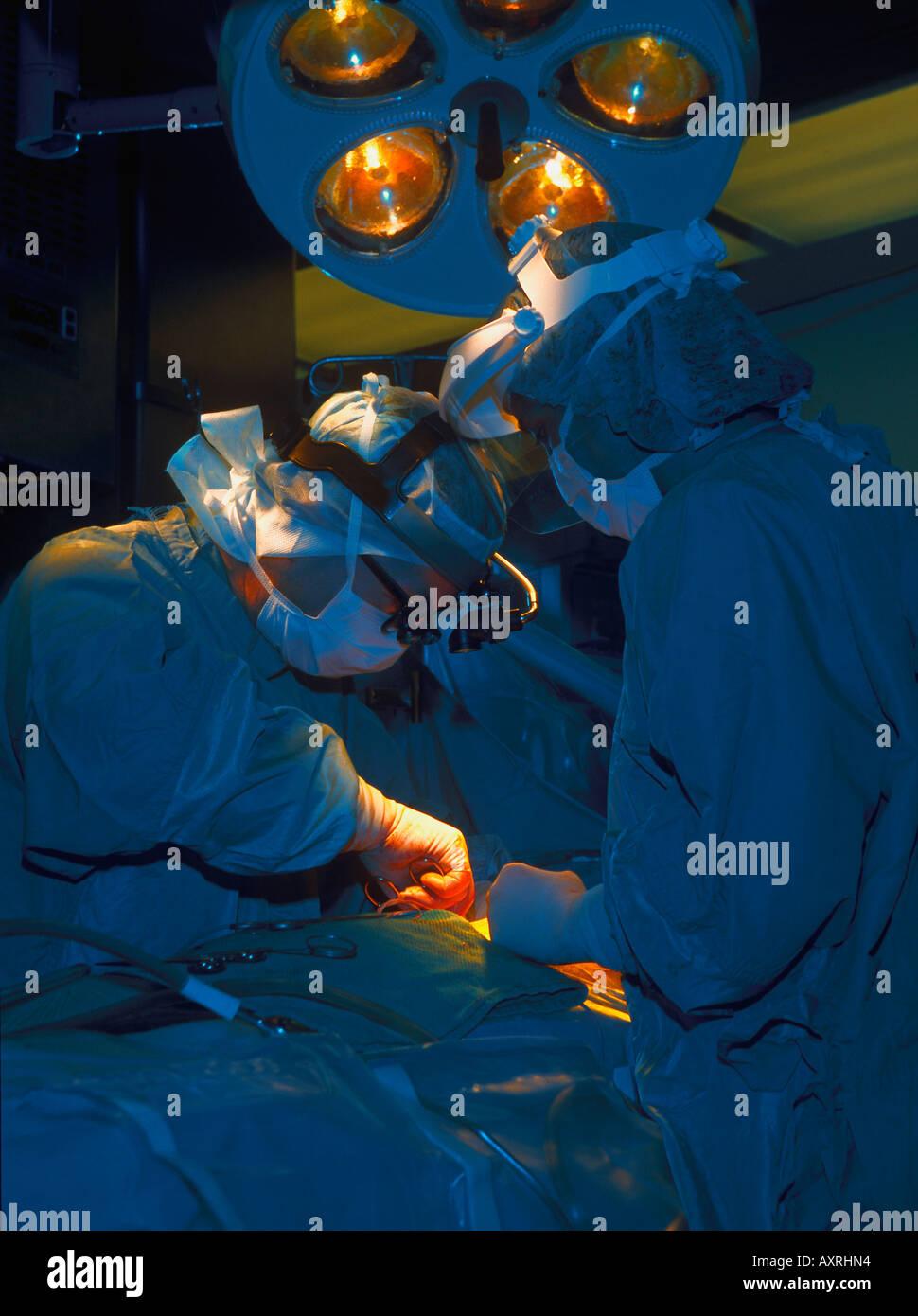 Surgery being preformed Stock Photo - Alamy