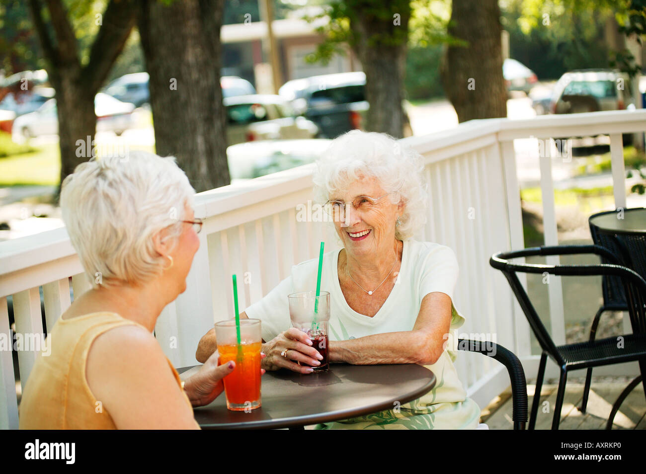 Older women having a good time Stock Photo - Alamy