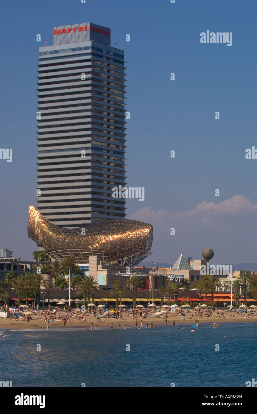 Copper fish barcelona hi-res stock photography and images - Alamy