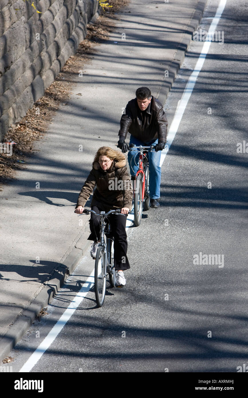 A spring bike ride in New York City's Central Park Stock Photo - Alamy