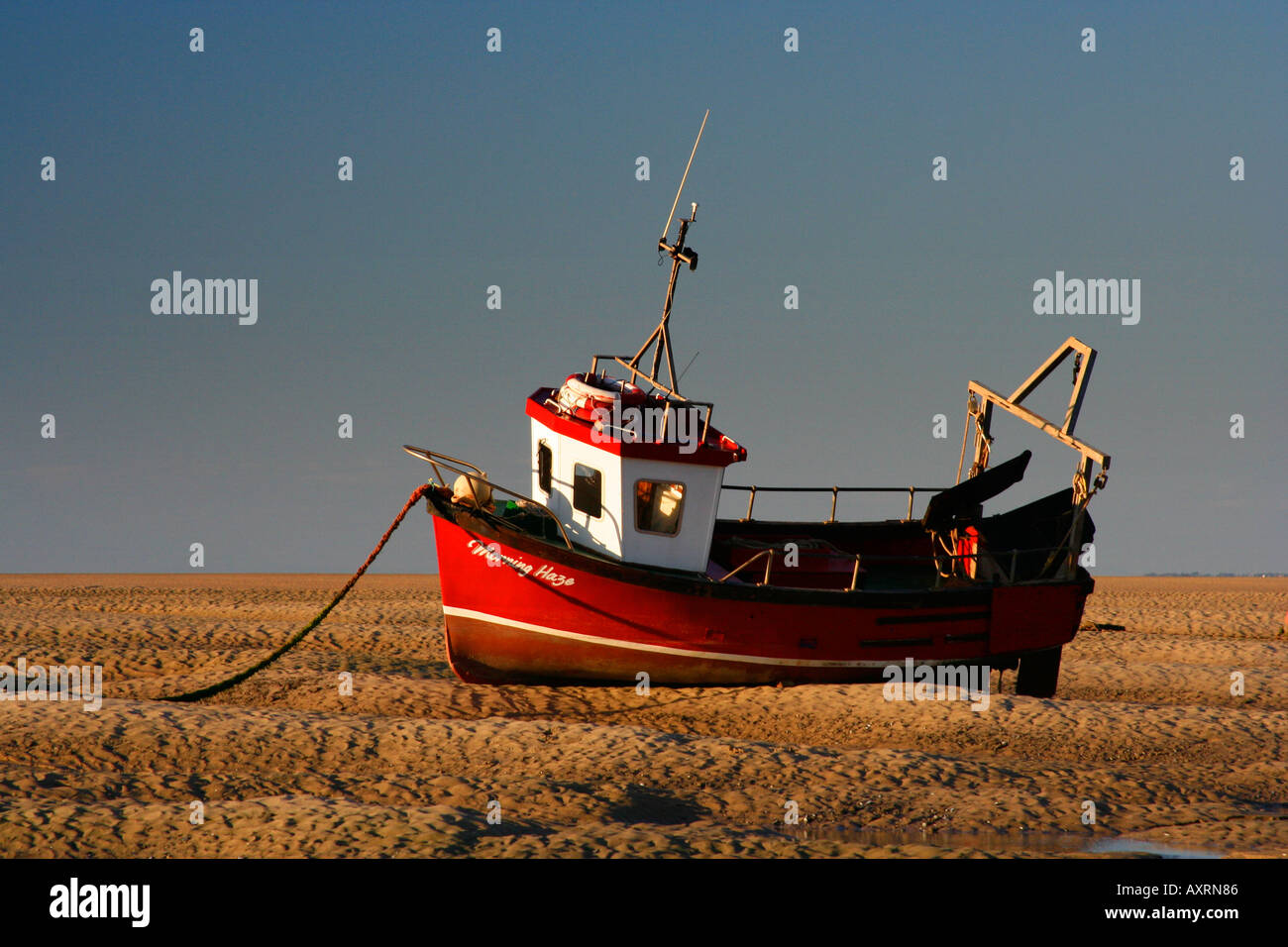 Fishing Boat, Wirral Stock Photo - Alamy