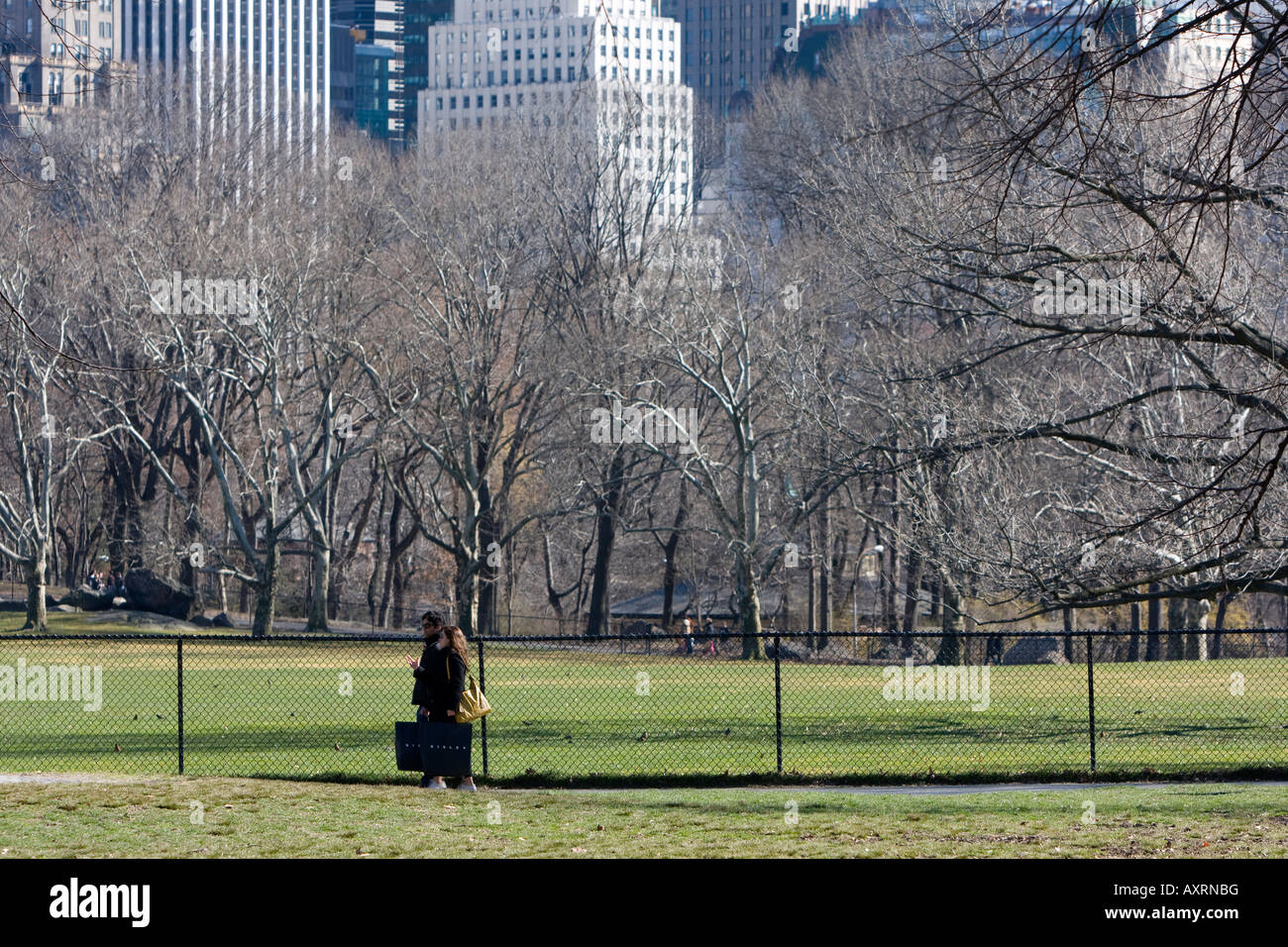 Man in central park manhattan hi-res stock photography and images - Alamy