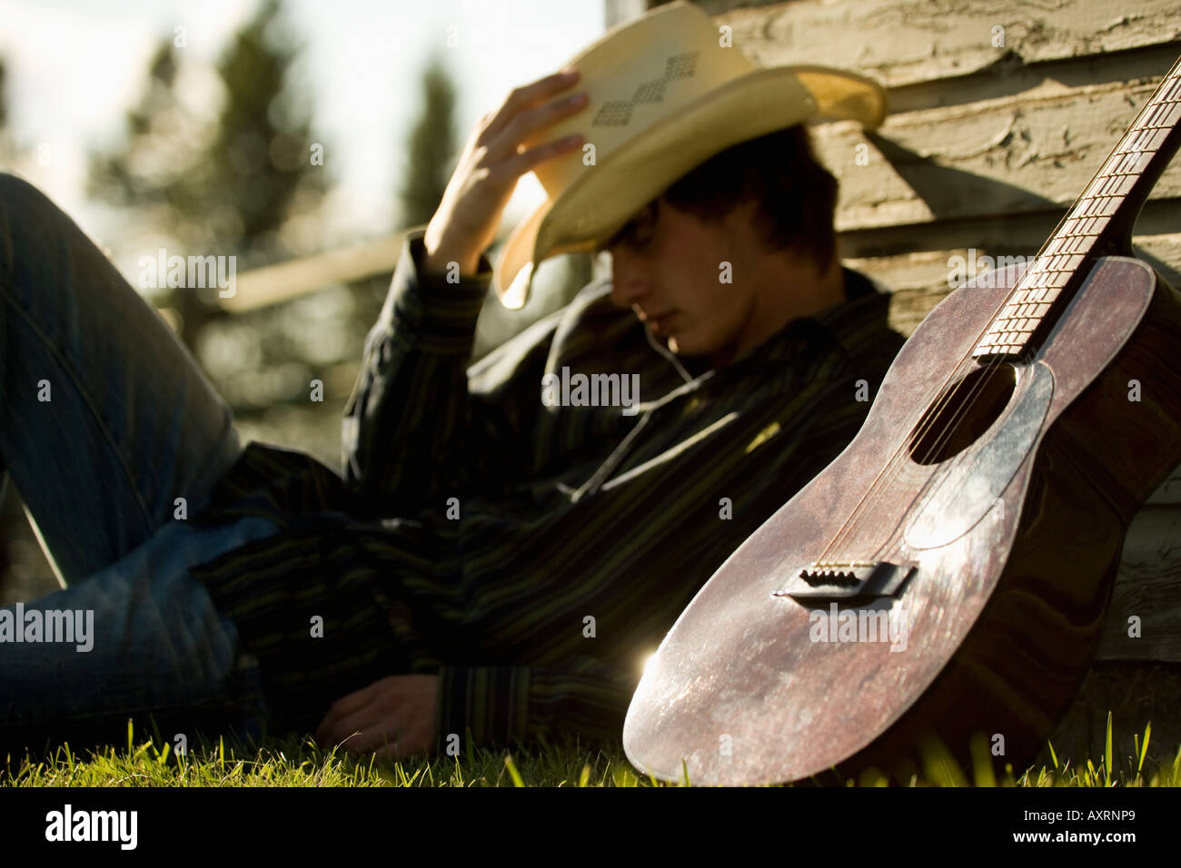 Sleeping cowboy High Resolution Stock Photography and Images - Alamy
