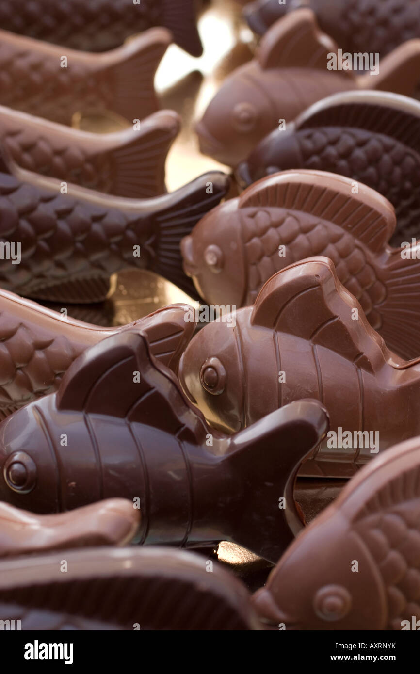 Chocolate fish milk hi-res stock photography and images - Alamy