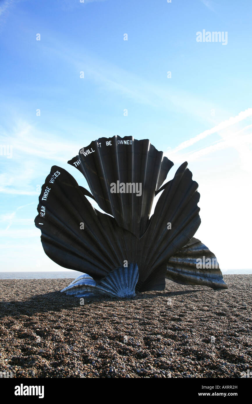 Shell on the Beach. Aldeburgh Stock Photo - Alamy