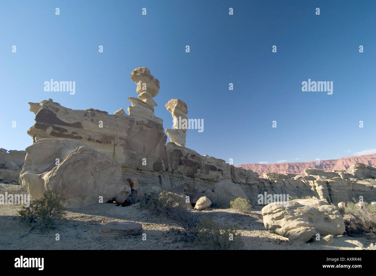 "the submarine", natural stone formation in Ischigualasto ("valley of ...