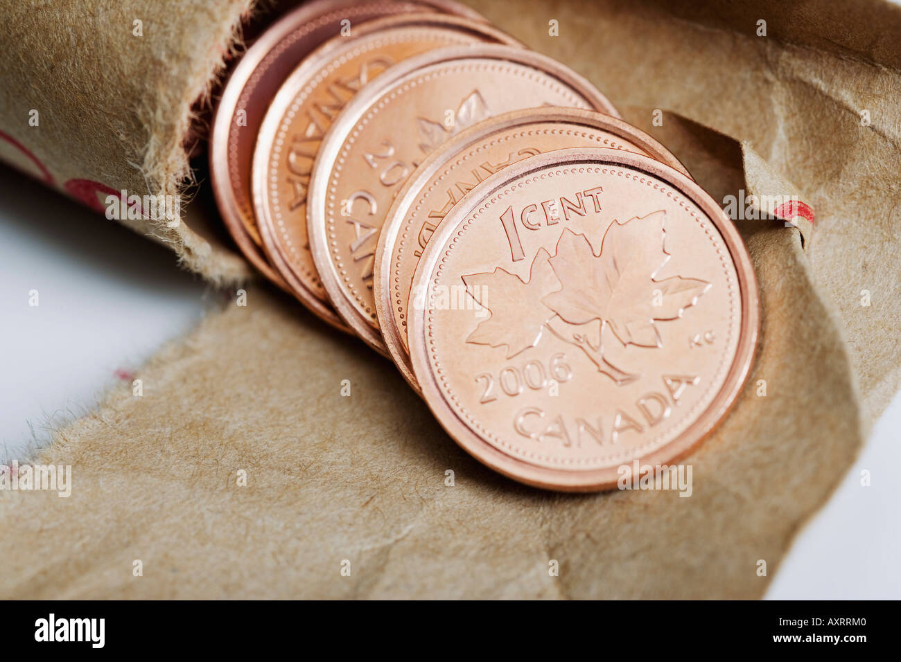 Canadian money roll hi-res stock photography and images - Alamy