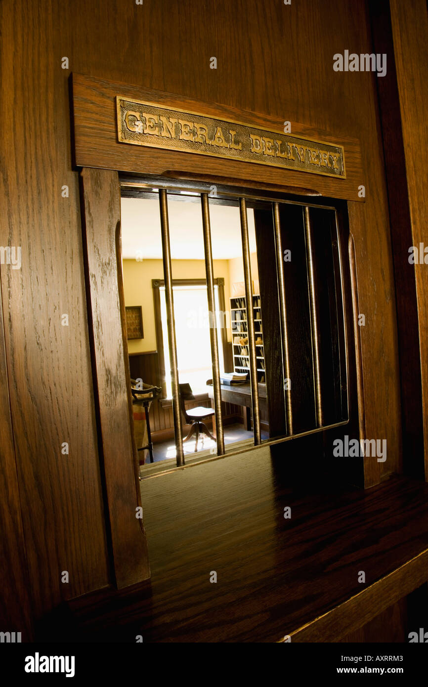 Old fashioned post office hi-res stock photography and images - Alamy