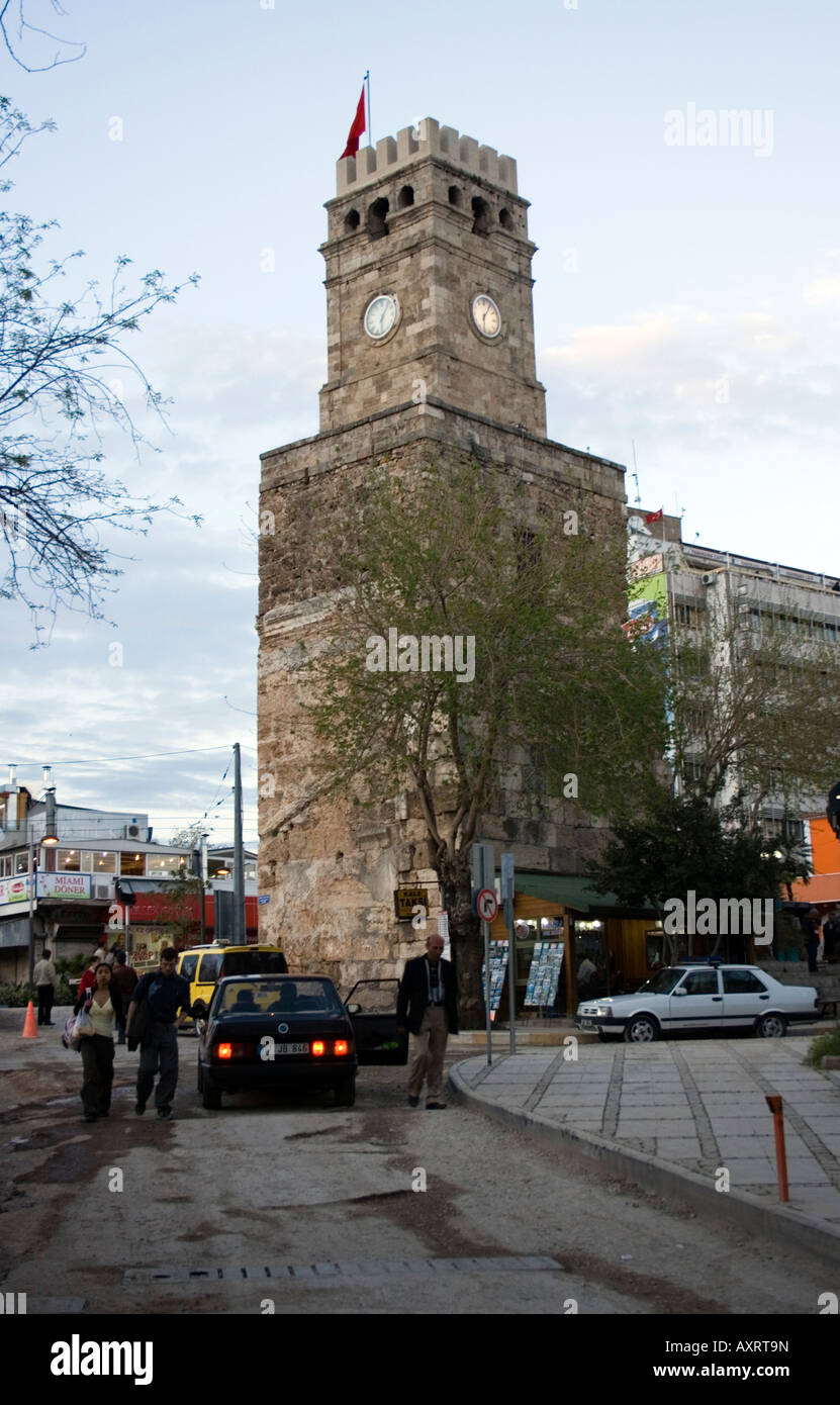 Antalya clock tower Stock Photo - Alamy