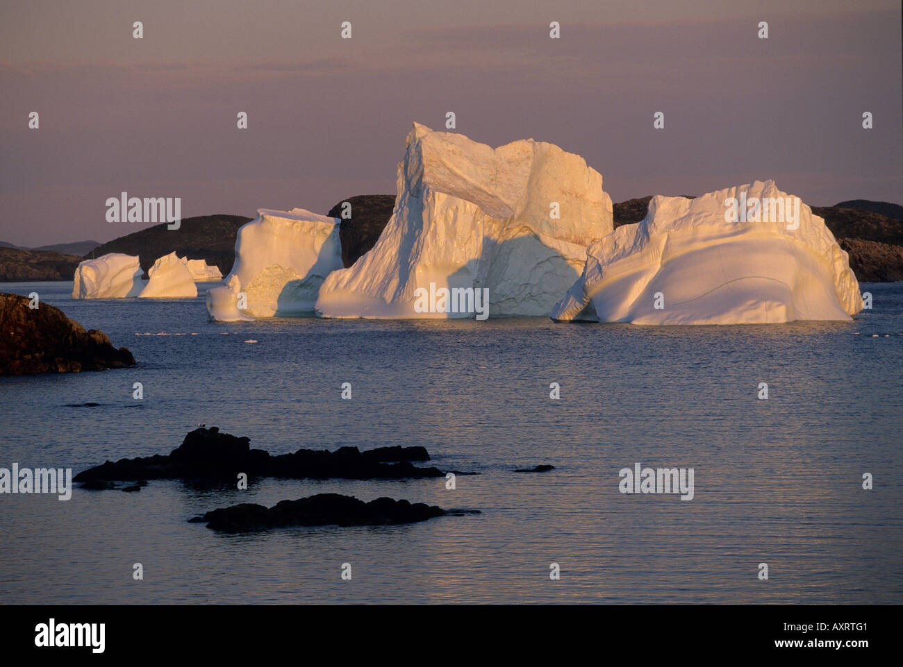 iceberg, Merritt's Harbour, Newfoundland and Labrador, Canada Stock ...