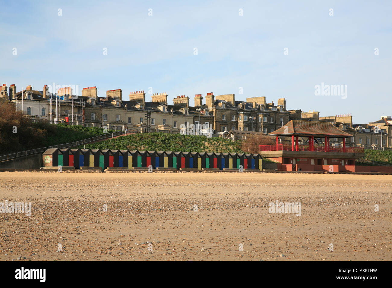Lowestoft beach huts hi-res stock photography and images - Alamy