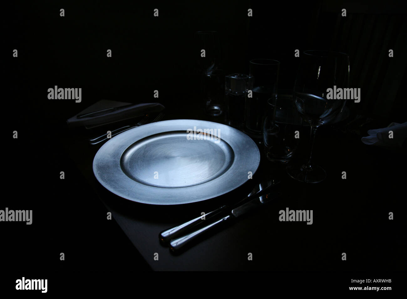 metallic plate medieval style Stock Photo - Alamy