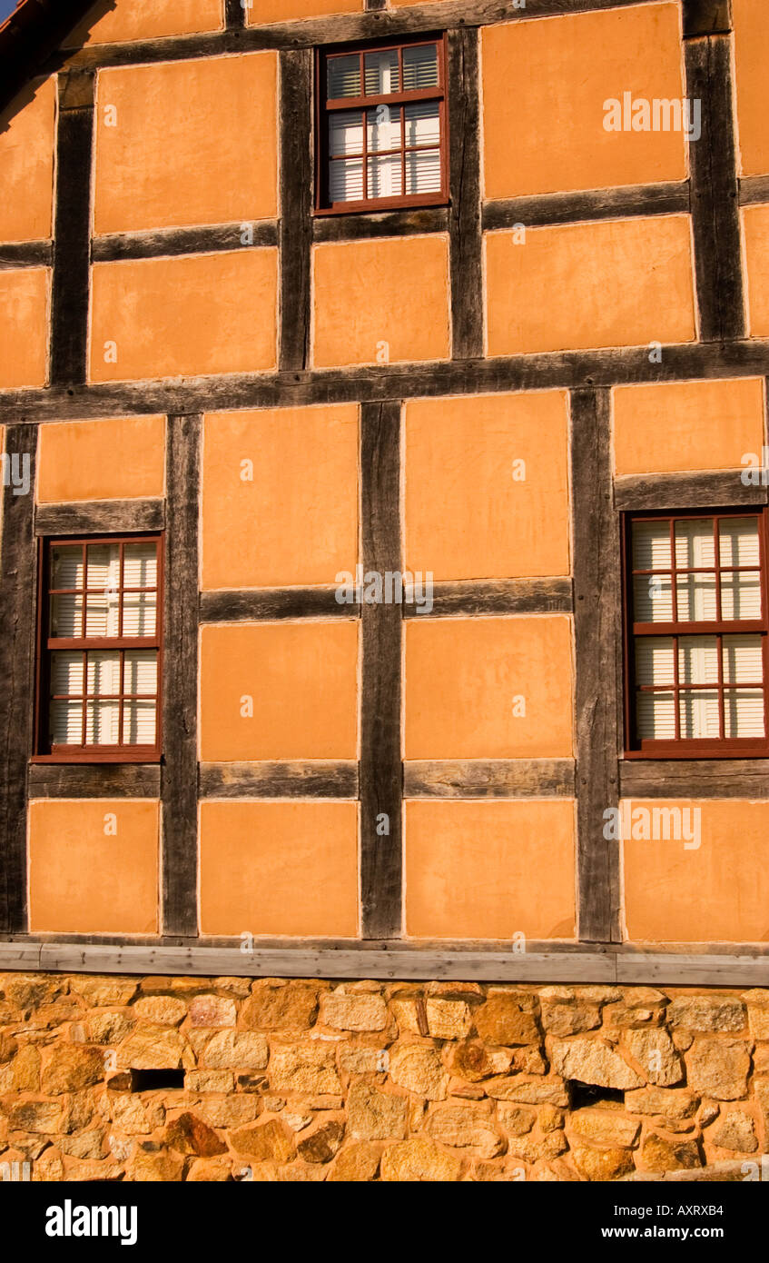 Historic 1700s house in Old Salem, North Carolina, showcasing ...