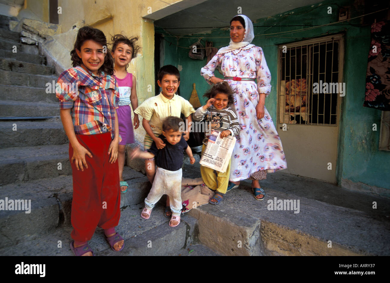 Turkish family with their children hi-res stock photography and images ...