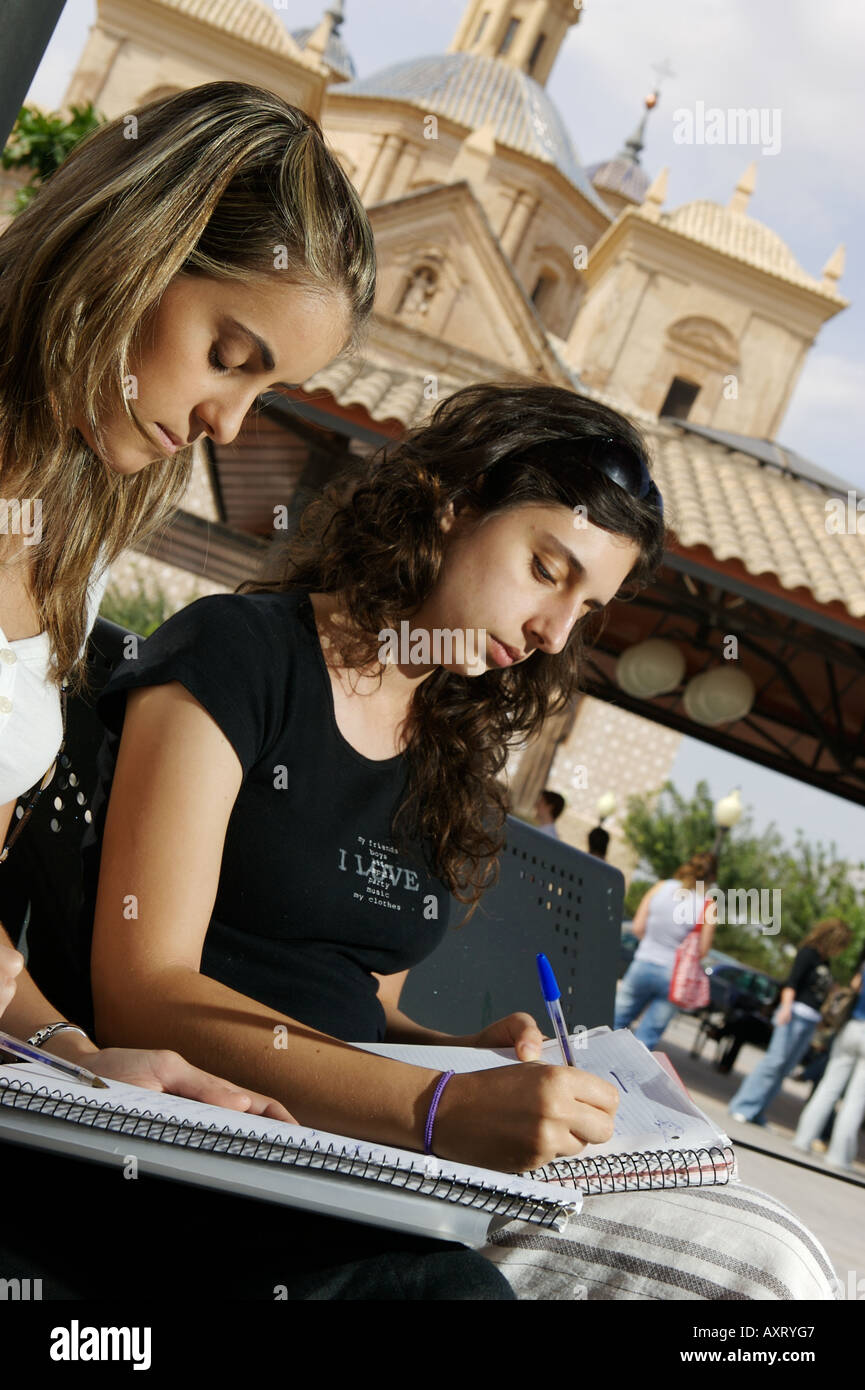 Last minute revision Stock Photo - Alamy