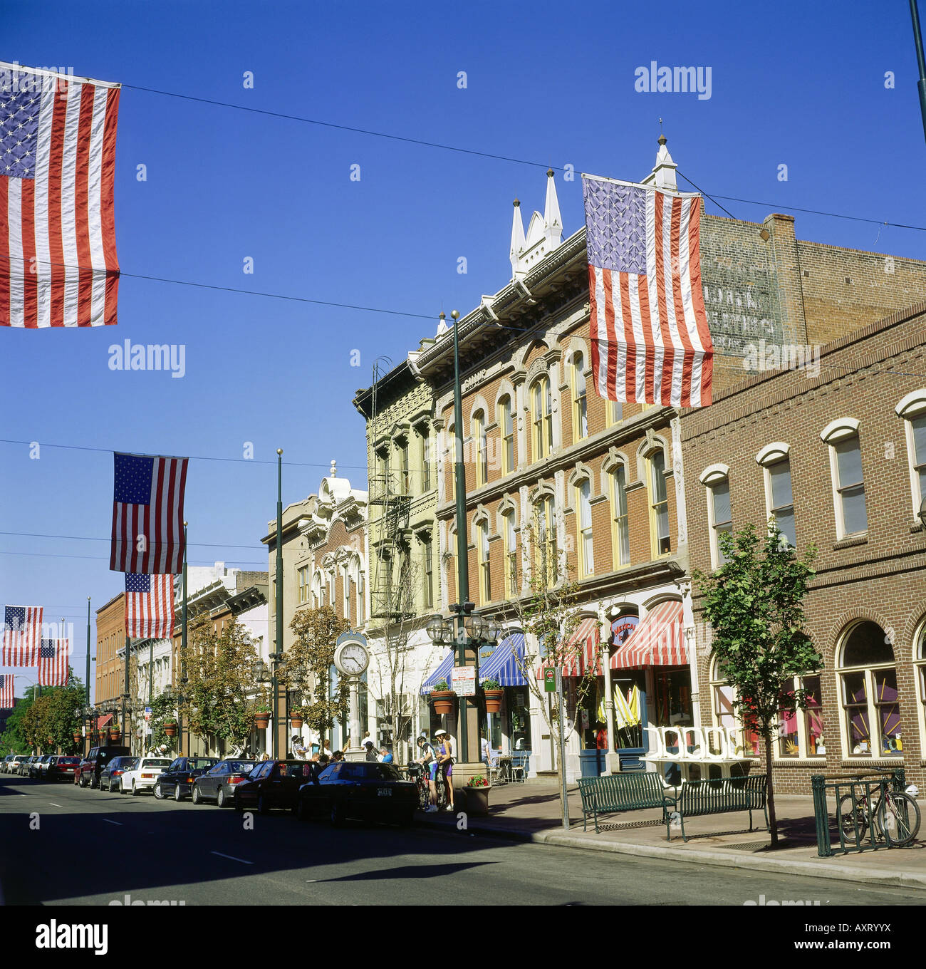 geography / travel, USA, Colorado, Denver, Larimer Square, historical ...