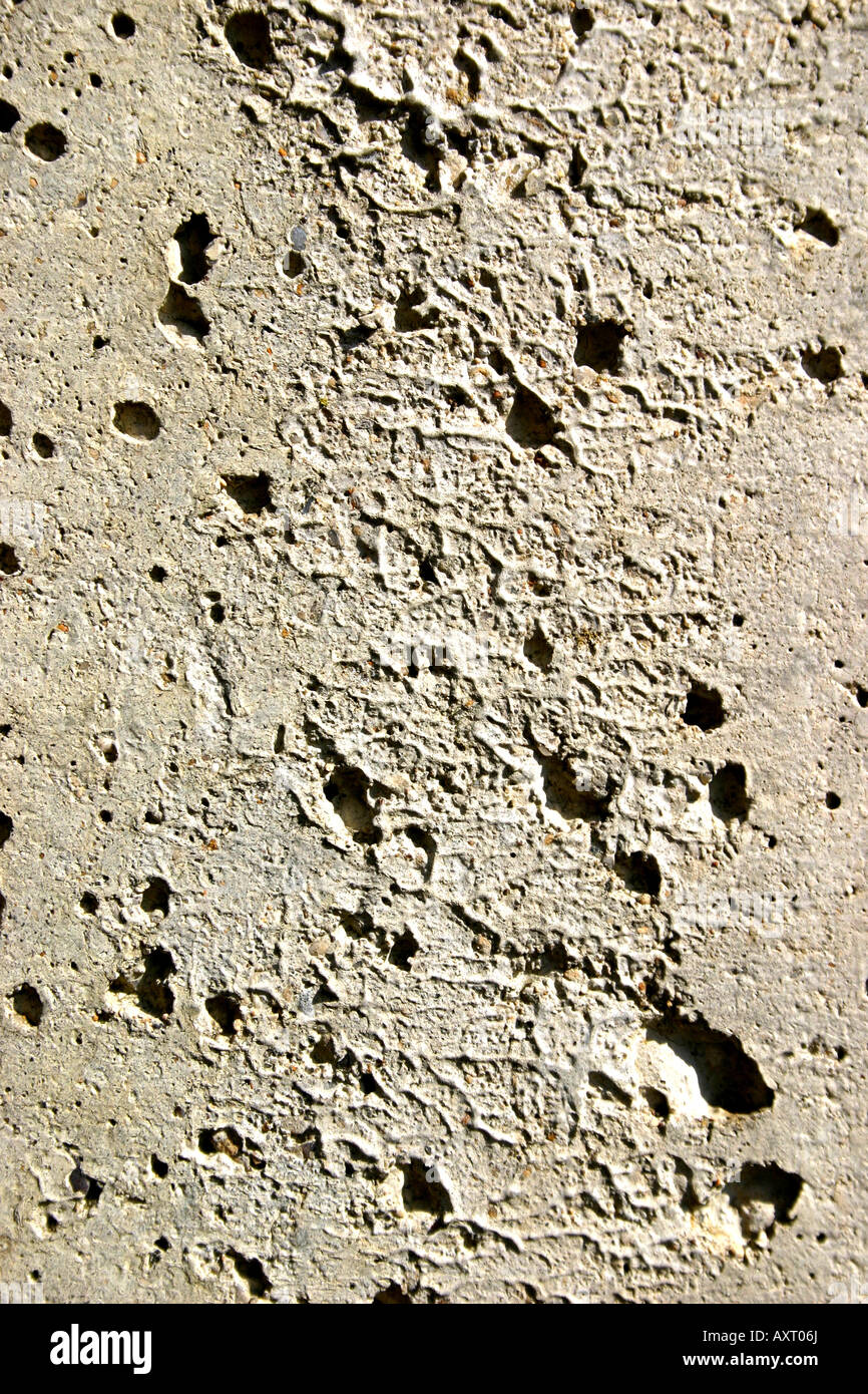 pitted concrete surface Stock Photo - Alamy