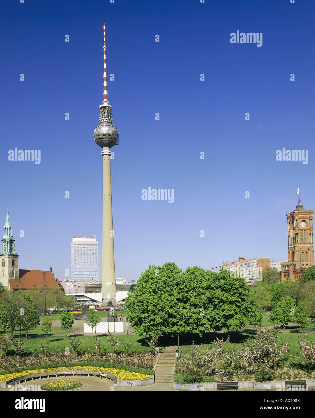 geography / travel, Germany, Berlin, television tower, Alexanderplatz ...