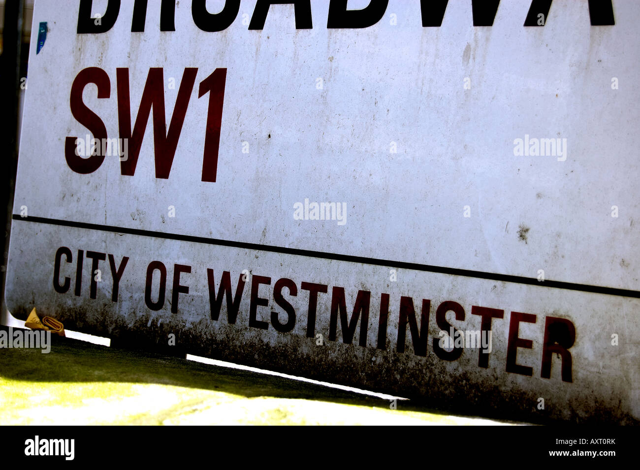 City of Westminster road sign Stock Photo - Alamy
