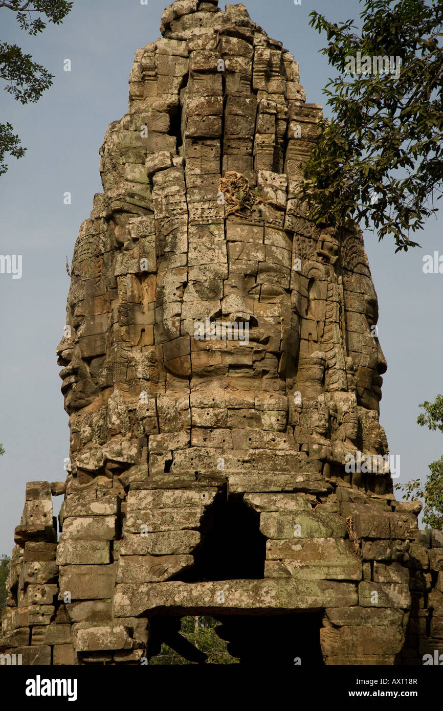 Faces of the Bayon - Cambodia Stock Photo - Alamy