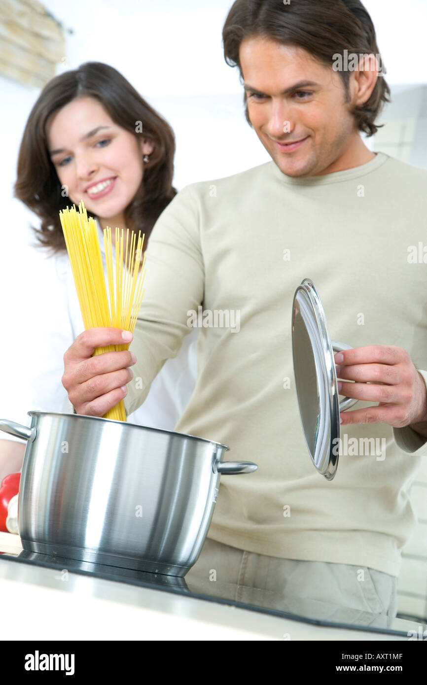 Female putting into joy enjoy healthy vertical caucasian european hi ...