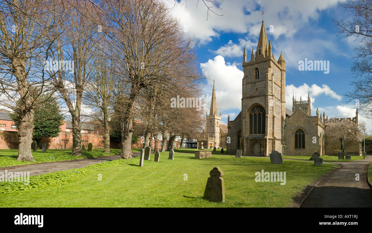 worcestershire evesham market town churches church three all saints st ...