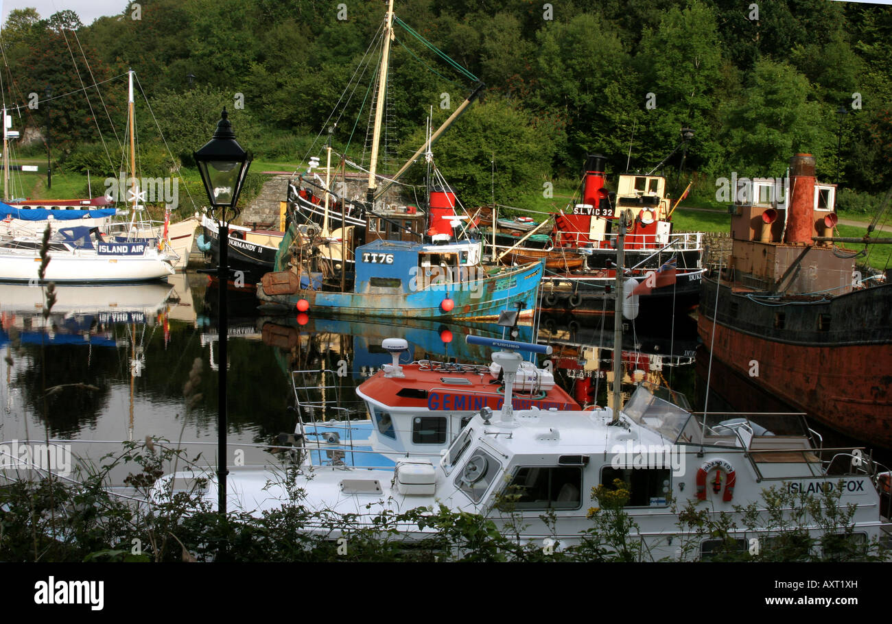 Crinan Canal Basin, Argyle, Scotland Stock Photo - Alamy