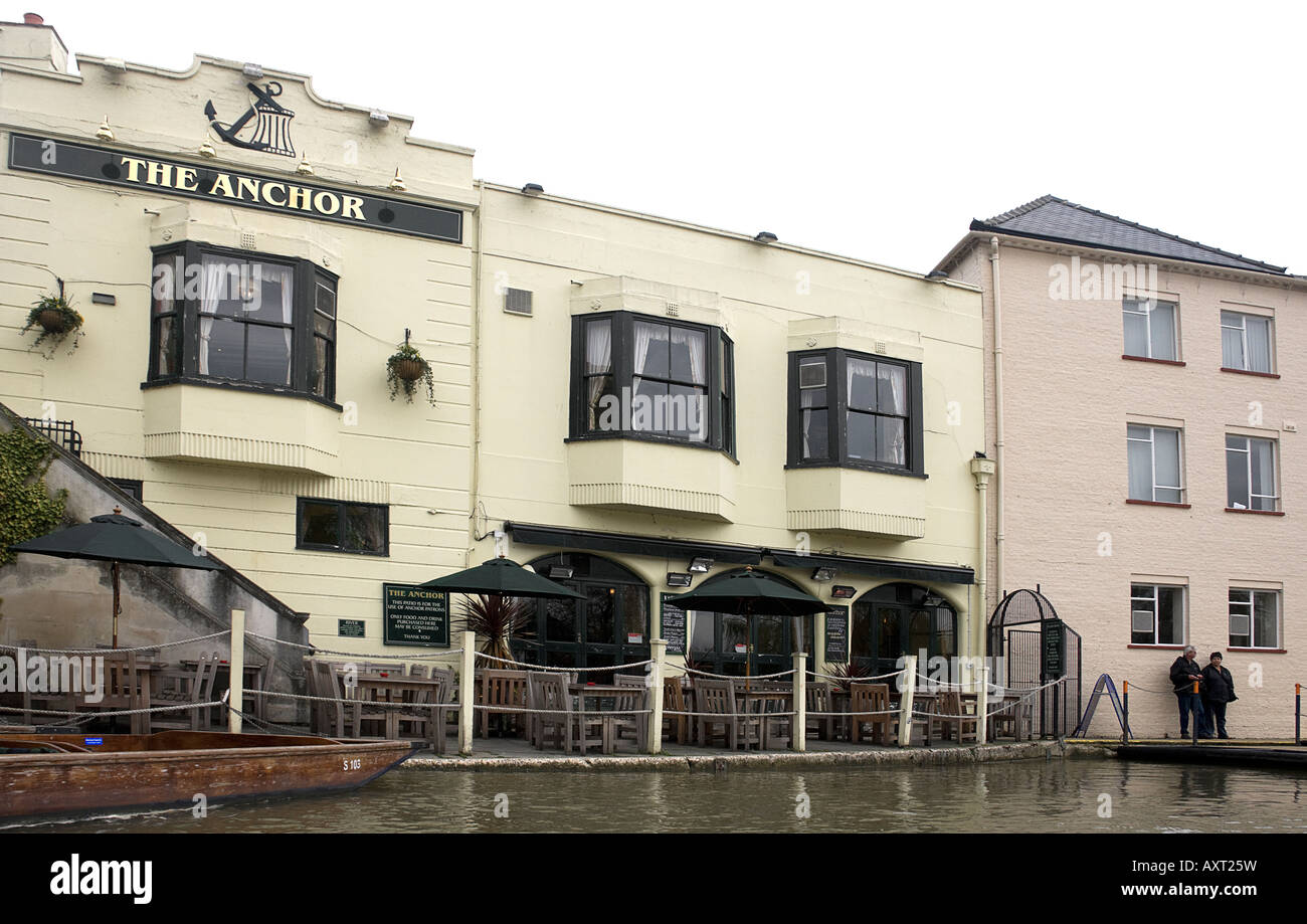 The Anchor. Cambridge. Cambridgeshire. East Anglia. UK Stock Photo - Alamy