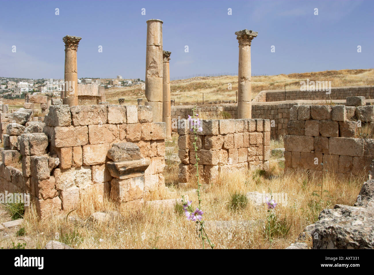 Jerash byzantine church hi-res stock photography and images - Alamy