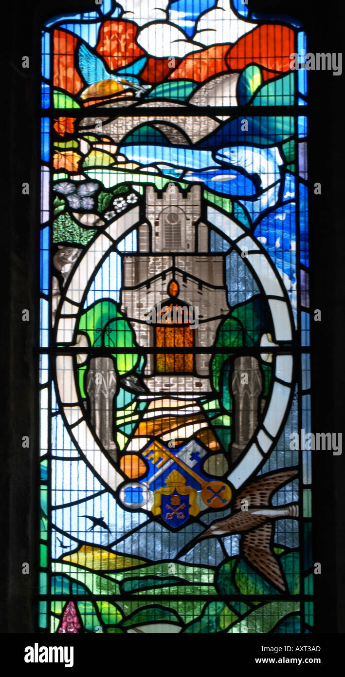Stained glass window st peter s hi-res stock photography and images - Alamy