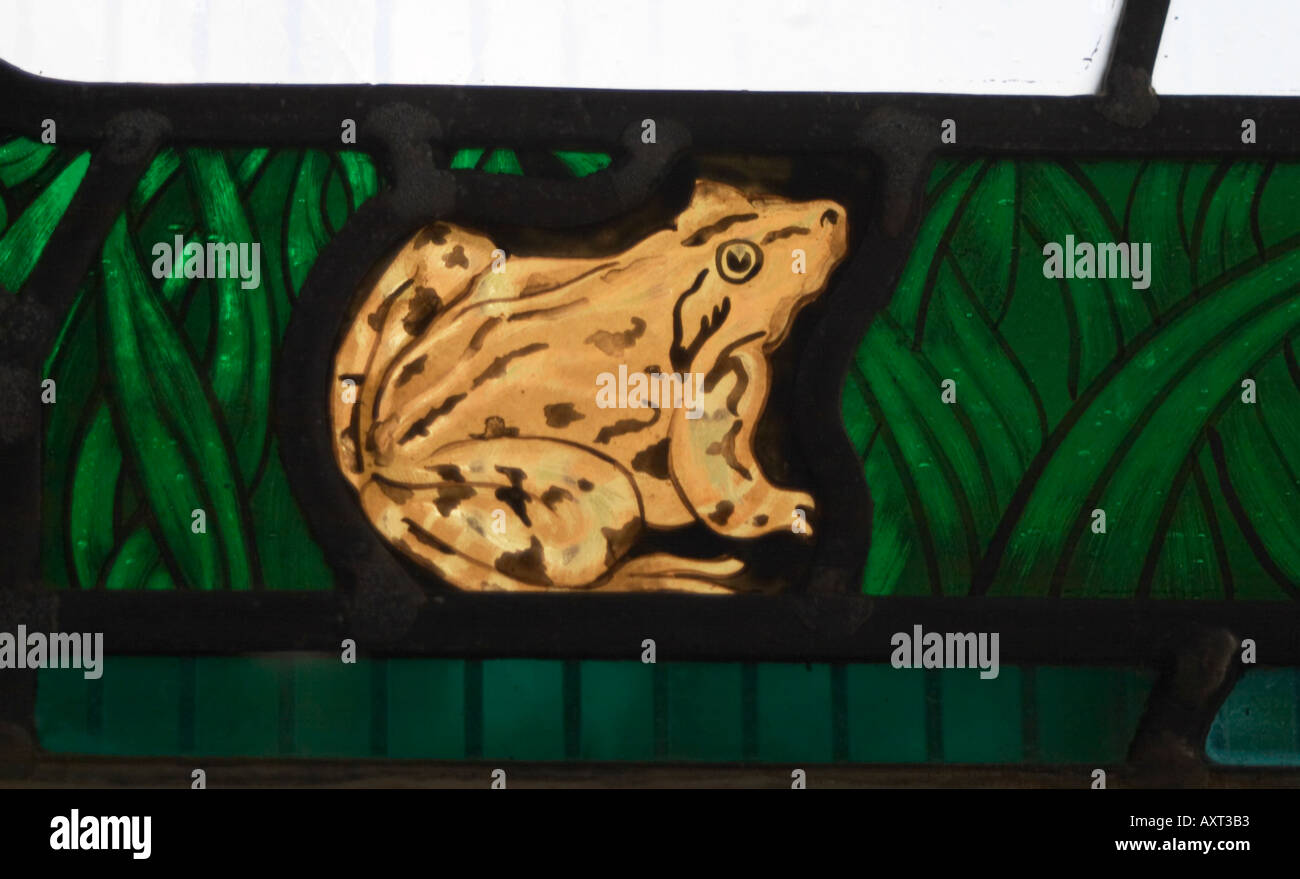 Stained Glass Window detail at St Peter s Church Stainforth Yorkshire ...