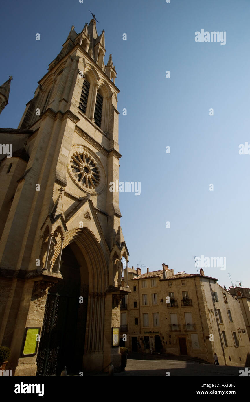 Church Sainte-Anne - Montpellier - Languedoc-Roussillon - France Stock ...
