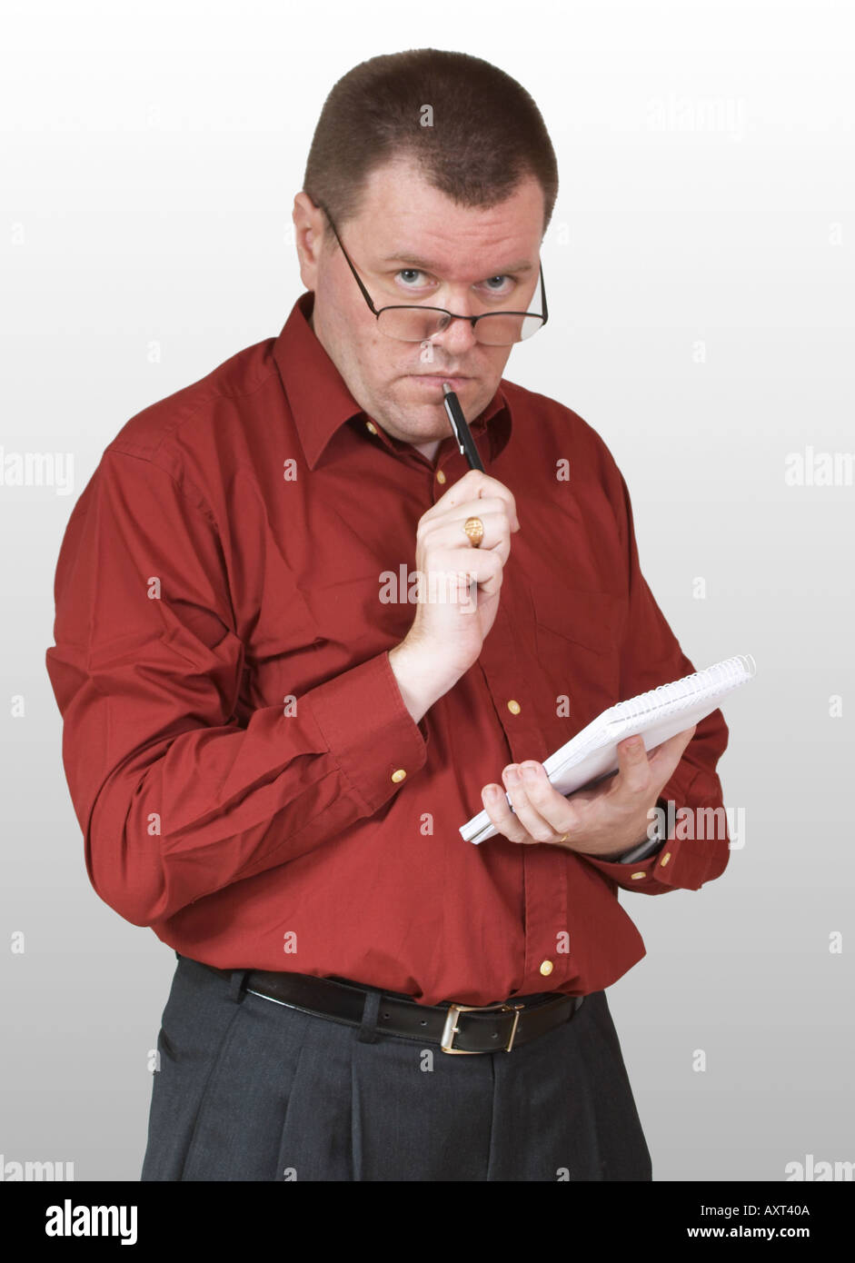 Red spectacles cutout hi-res stock photography and images - Alamy