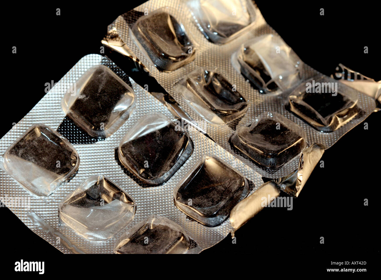 Empty Pill Pack 1 Stock Photo - Alamy