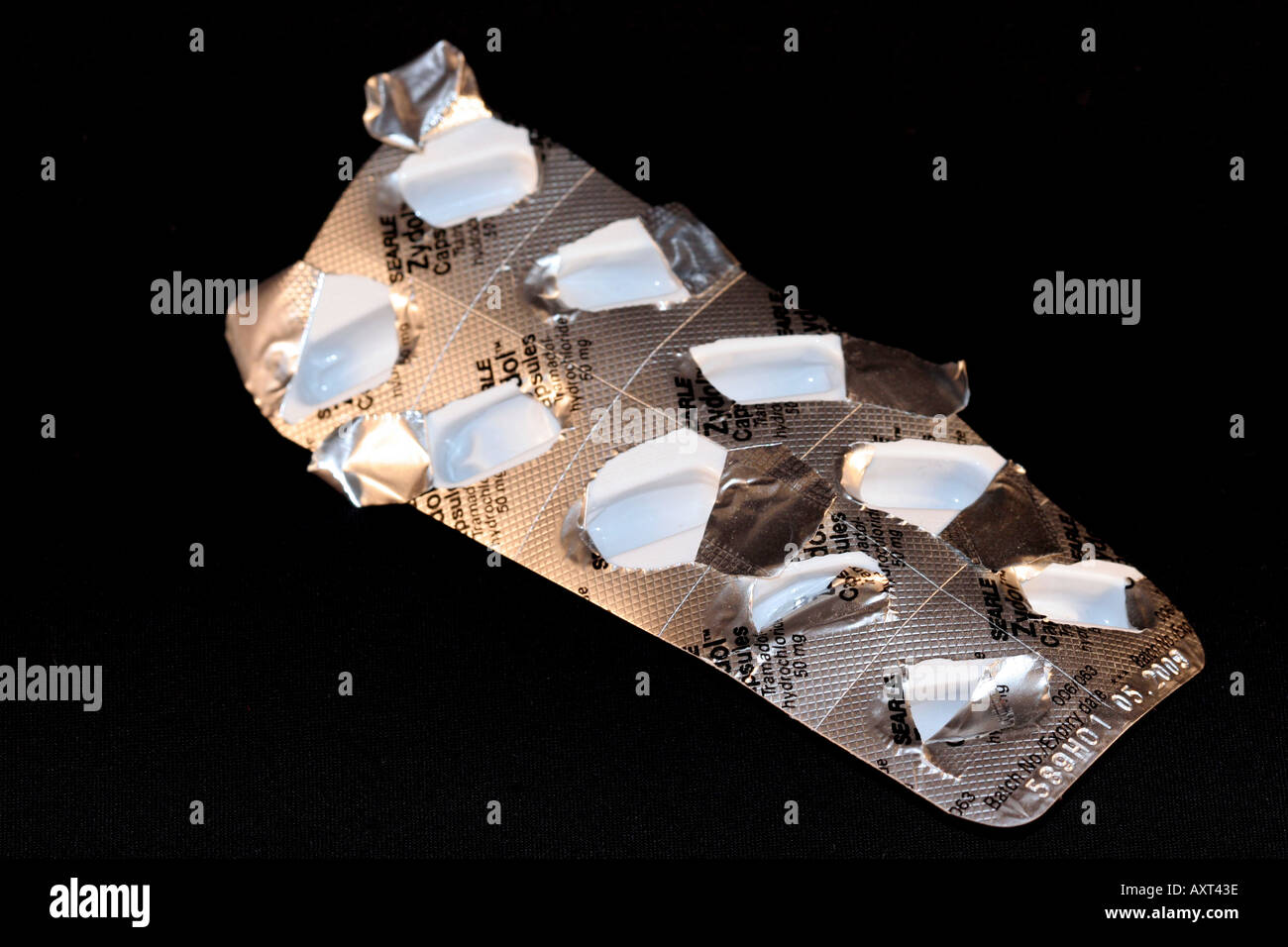 Empty Pill Pack 6 Stock Photo - Alamy