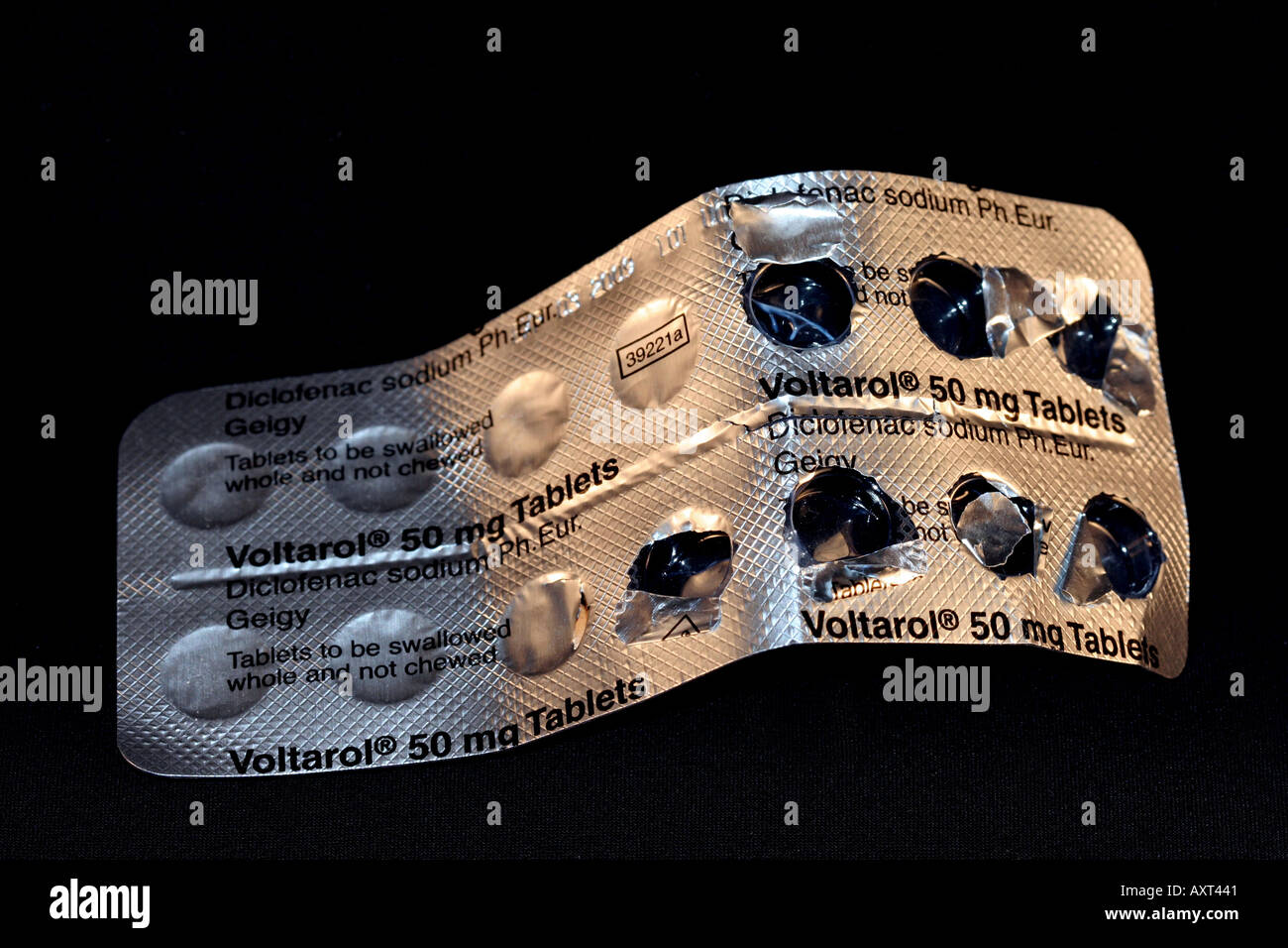 Empty Pill Pack 7 Stock Photo - Alamy