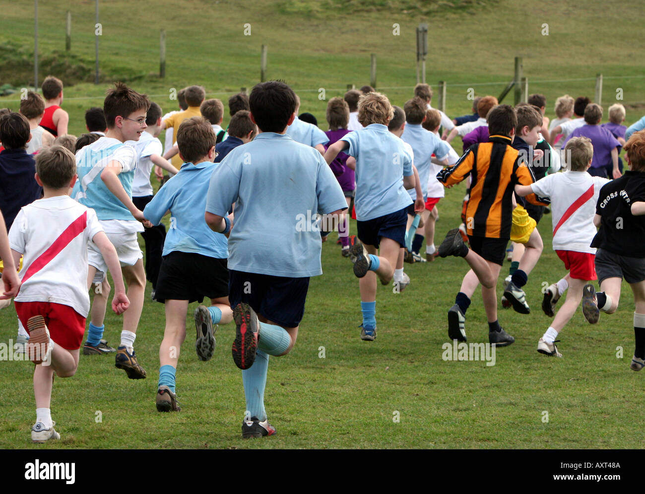 Cross country running children hi-res stock photography and images - Alamy