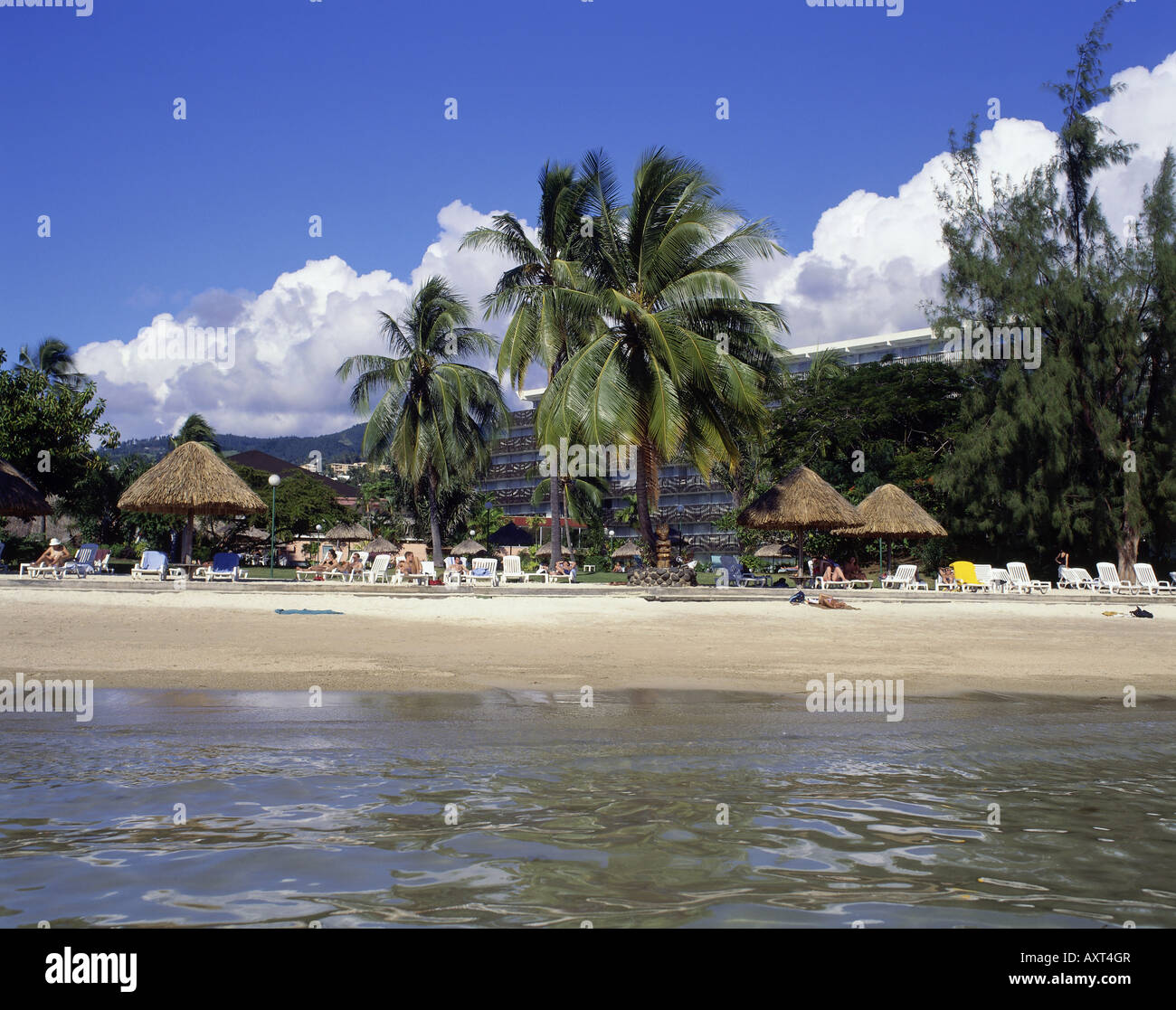 geography / travel, Tahiti, Papeete, Hotel Sofitel, with beach Maeva ...
