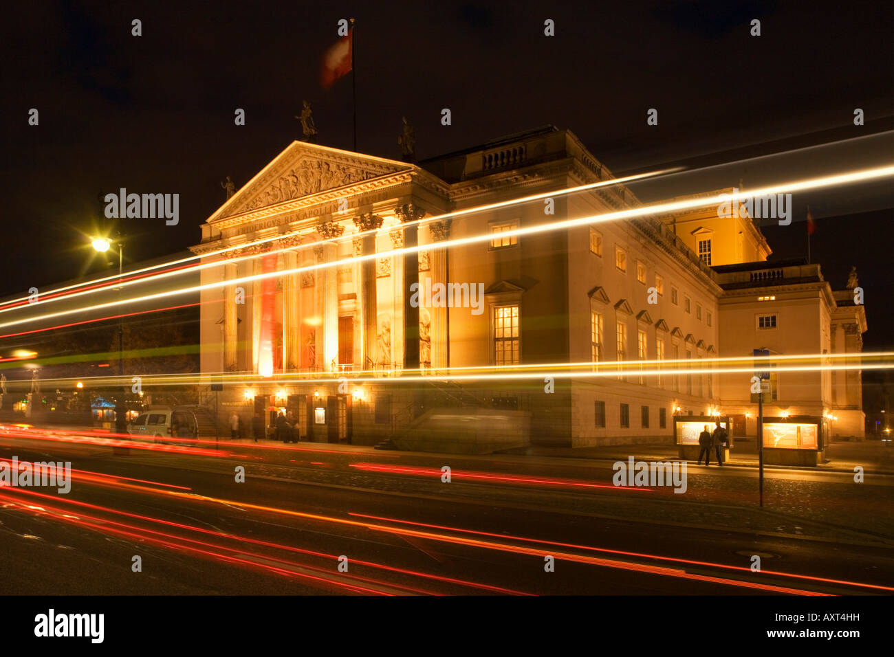 Berlin under the lime trees opera house Unter den Linden Opernhaus bei ...