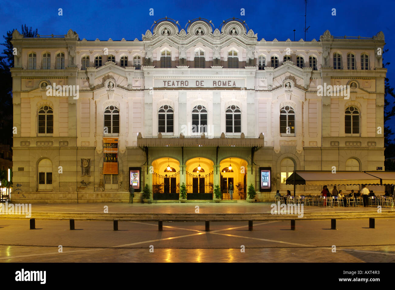 The Teatro Romea theatre in Murcia, Spain Stock Photo - Alamy