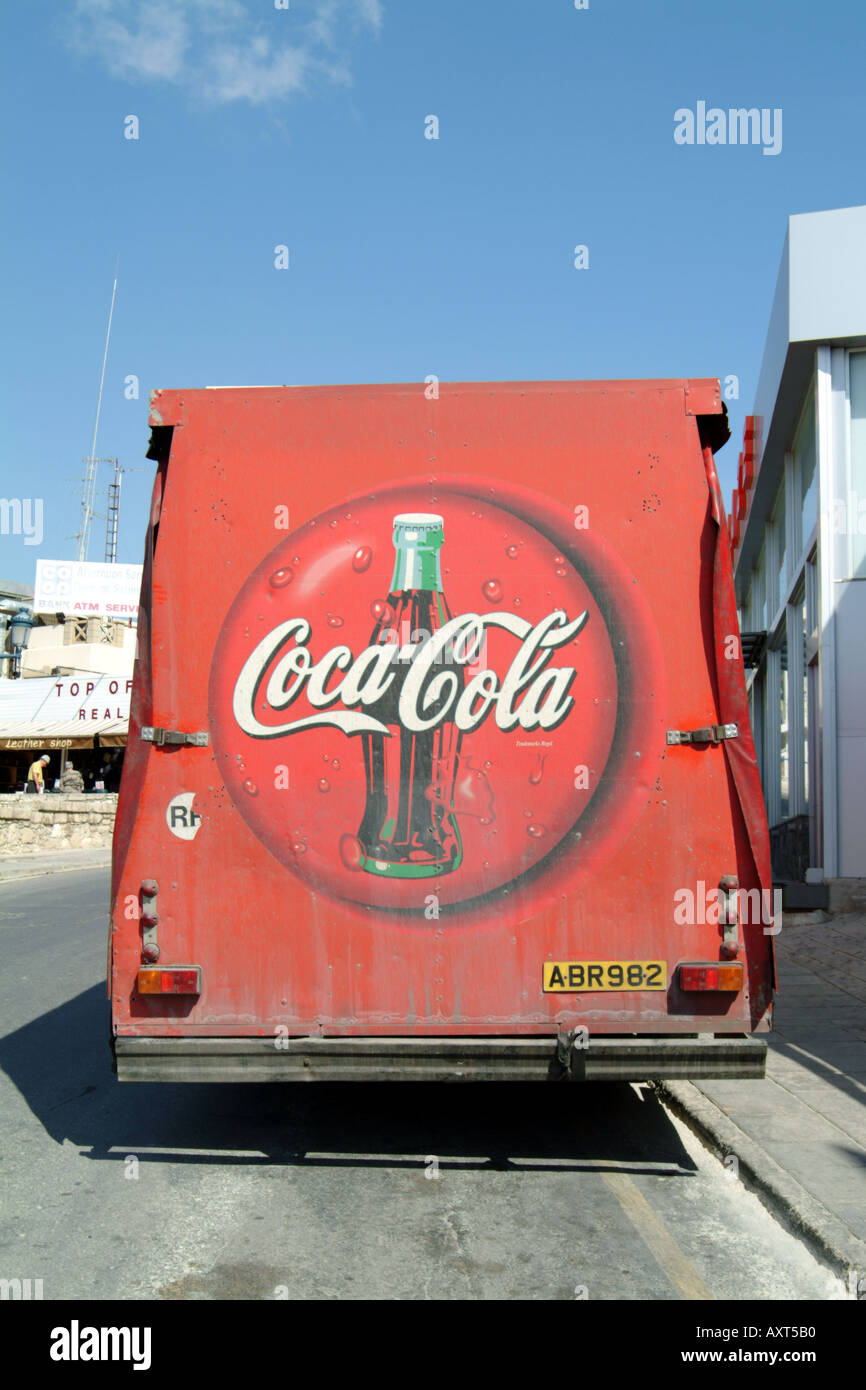 coca cola red wagon vehicle coke Stock Photo - Alamy