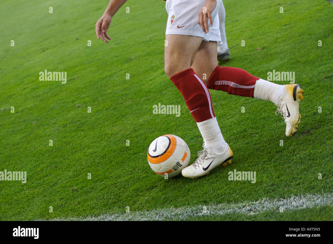 Murcia football club in action Stock Photo - Alamy