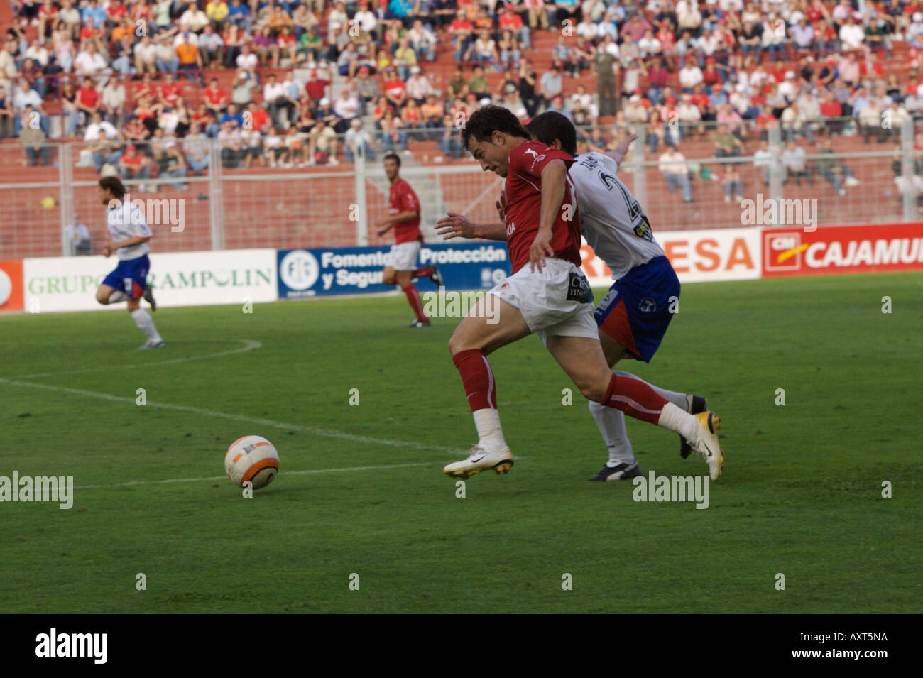 Murcia football club in action Stock Photo - Alamy