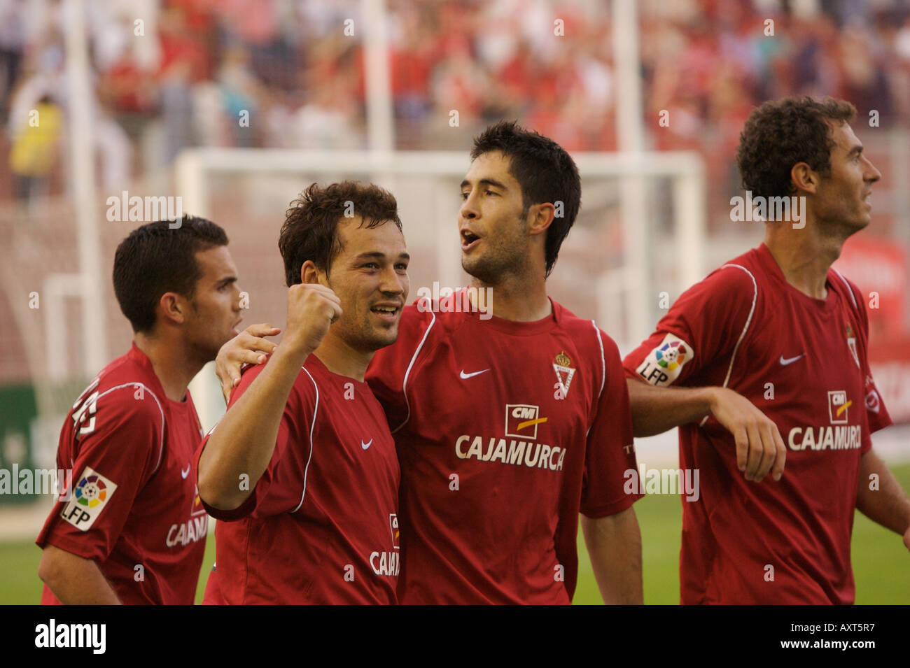 Murcia football club in action Stock Photo - Alamy
